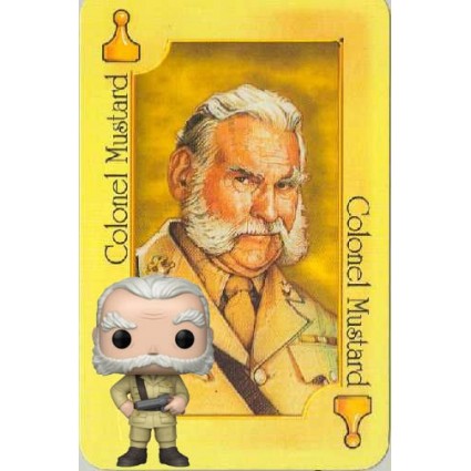 Figurine Funko Pop Retro Toys Cluedo Colonel Mustard with the Revol...
