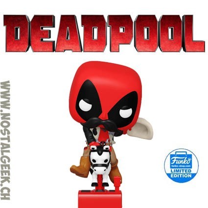 Toy Funko Pop Rides Marvel Sheriff Deadpool Riding Horsey Exclusive...