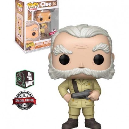 Figurine Funko Pop Retro Toys Cluedo Colonel Mustard with the Revol...