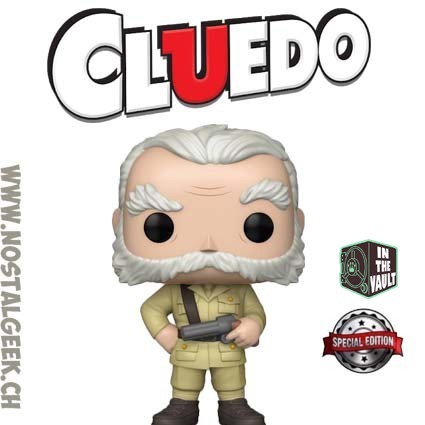 Figurine Funko Pop Retro Toys Cluedo Colonel Mustard with the Revol...