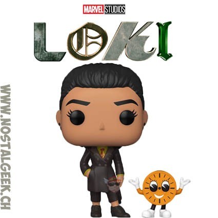Toy Funko Pop Marvel Loki Ravonna Renslayer with Miss Minutes Vinyl...