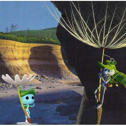 Toy Funko Pop Wonder Con 2023 Disney N°1330 A Bug's Life Flik on Da...