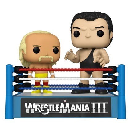 Toy Funko Pop WWE Wrestlemania 3 Hulk Hogan and Andre the Giant Exc...