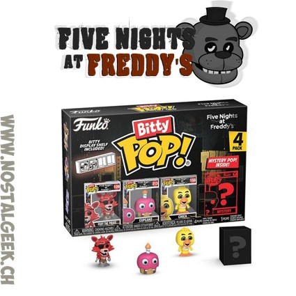 Toy Bitty Pop Five Nights at Freddy's (4 Pack) Foxy Vinyl Figures g...