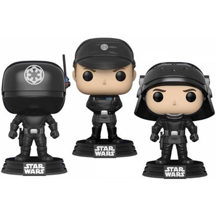 Toy Funko Pop Star Wars Gunner, Officer & Trooper Exclusive Vinyl F...