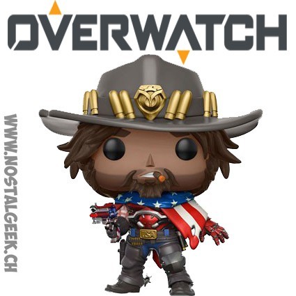 Toy Funko Pop Overwatch USA McCree Exclusive Vinyl Figure geek swit...